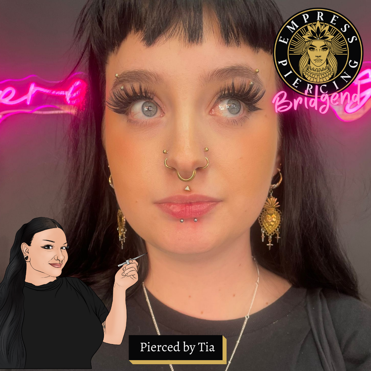 Empress Piercing - Multiple Locations across South Wales